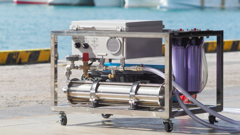 『小型海水淡水化装置』によるPFOS除去 | 株式会社Waqua